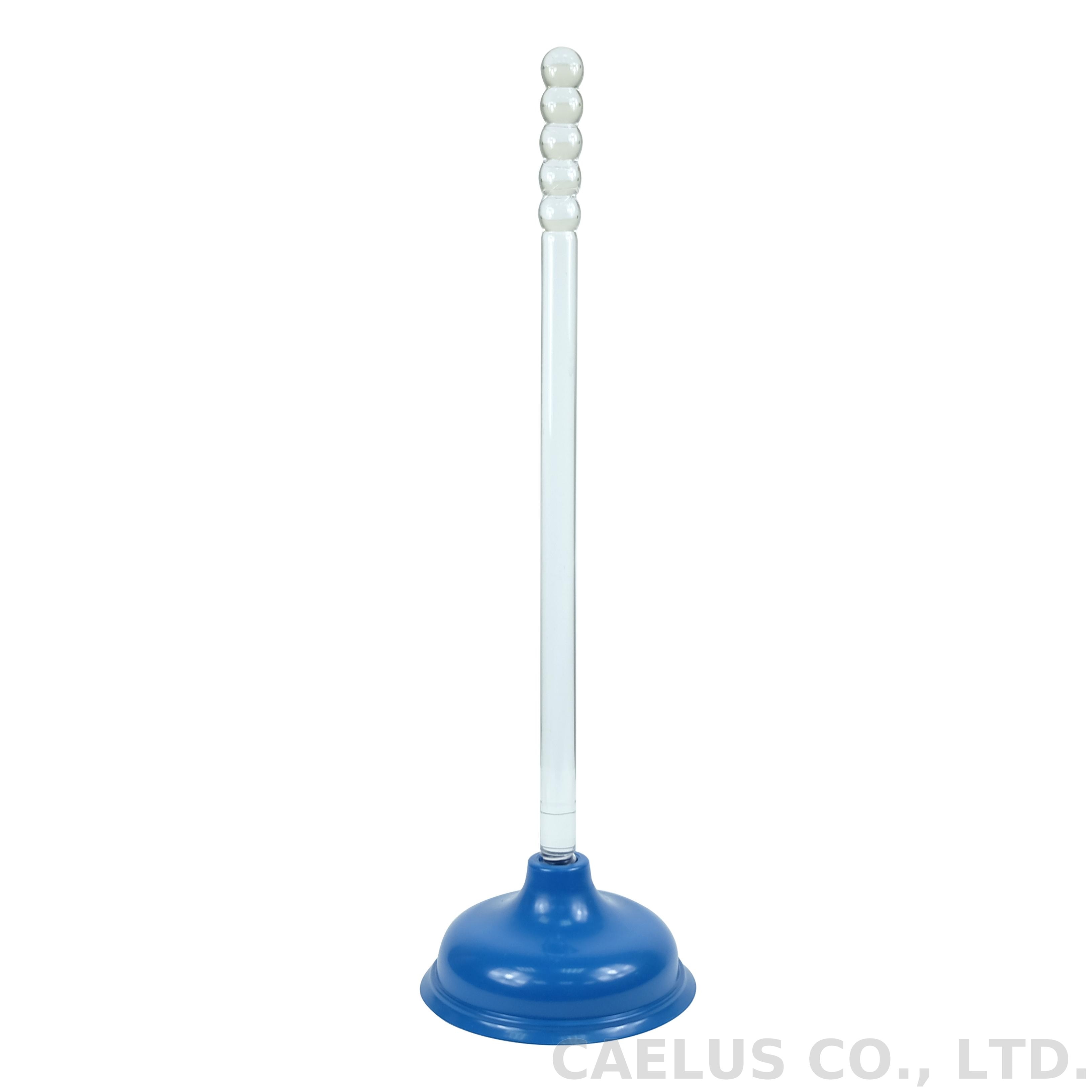Caelus - High Quality Plunger 6" Cup 19" Clear Plastic Handle Deluxe ...