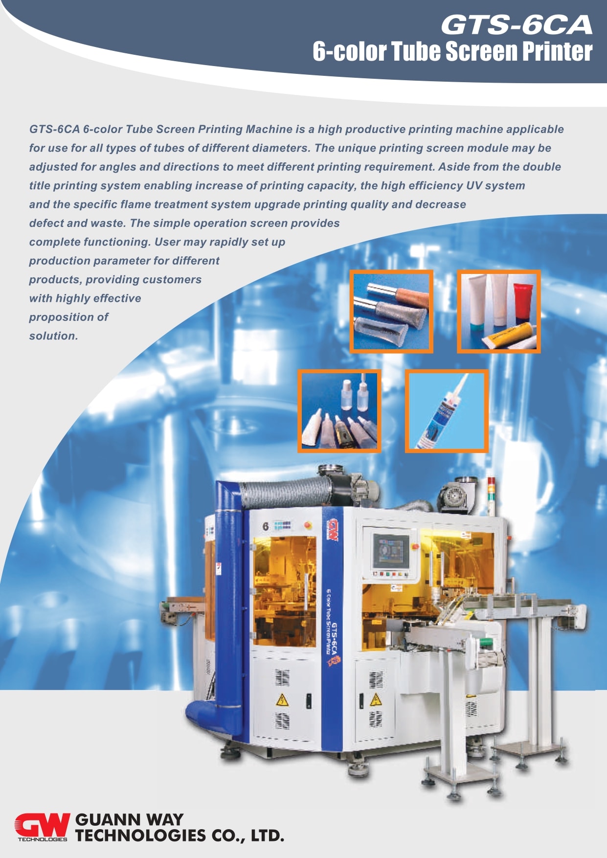 6 Color Screen Tube Printing Machine | Taiwantrade