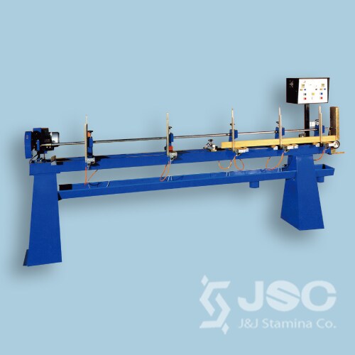 Automatic wooden slat punching and threading machine- Machines for ...