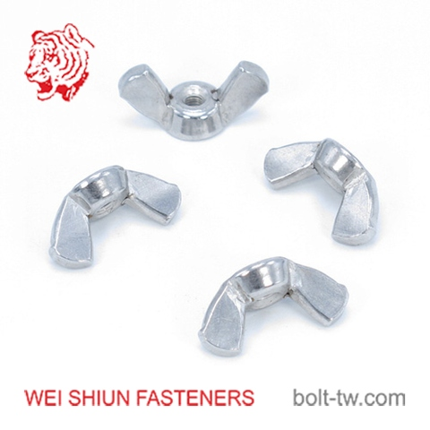 Stainless Steel Wing Nuts Hand Twist Tighten Ear Wing Nut Threaded ...