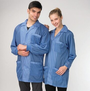 Blue ESD Lab Smocks Coats | Taiwantrade.com