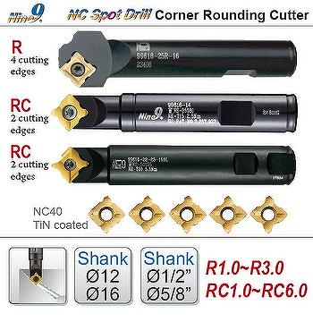 Nine9 NC Spot Drill-Corner Rounding Cutter indexable insert | JIMMORE ...