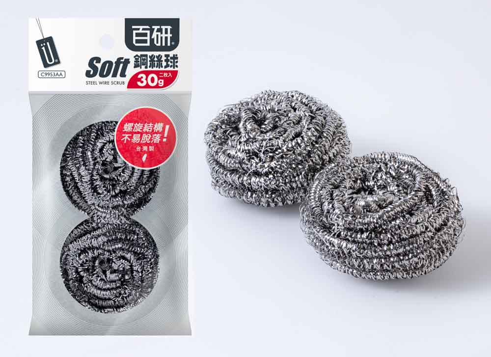 Steel Wire Scrub 30g 2 pcs | Taiwantrade.com