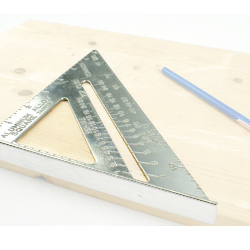 7-Inch Aluminum Speed Square Triangle Angle Protractor | Taiwantrade