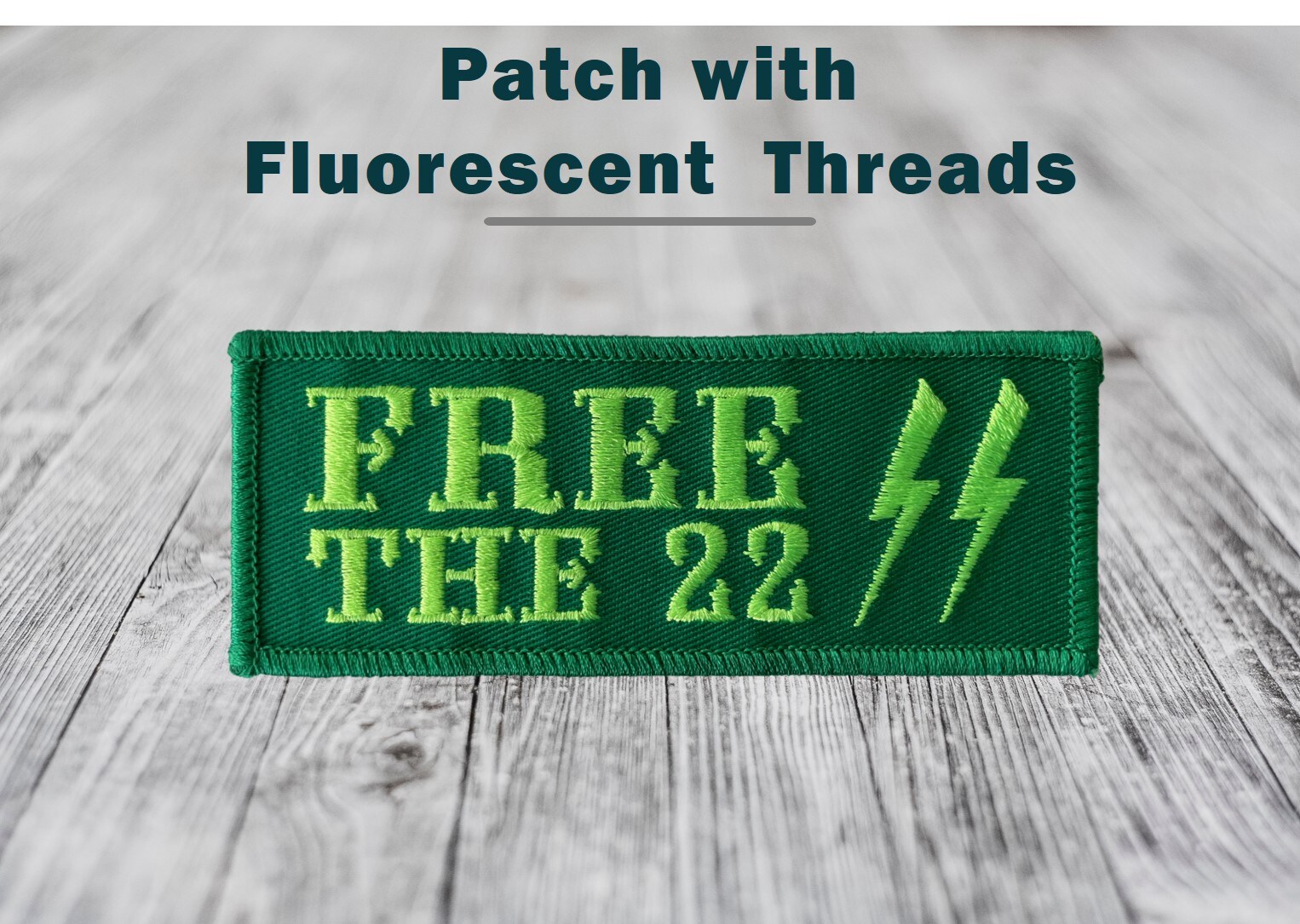 Patch with Fluorescent Threads | Taiwantrade