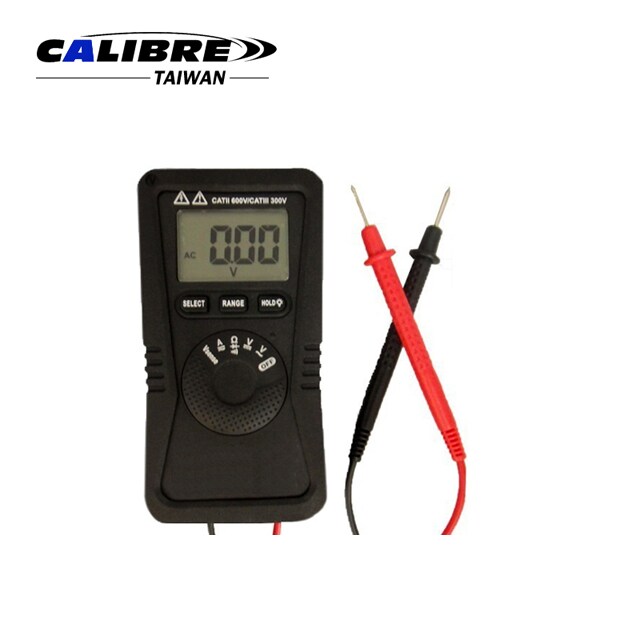 CALIBRE AC/DC Voltmeter and Ohm Volt Amp Tester Continuity Digital ...