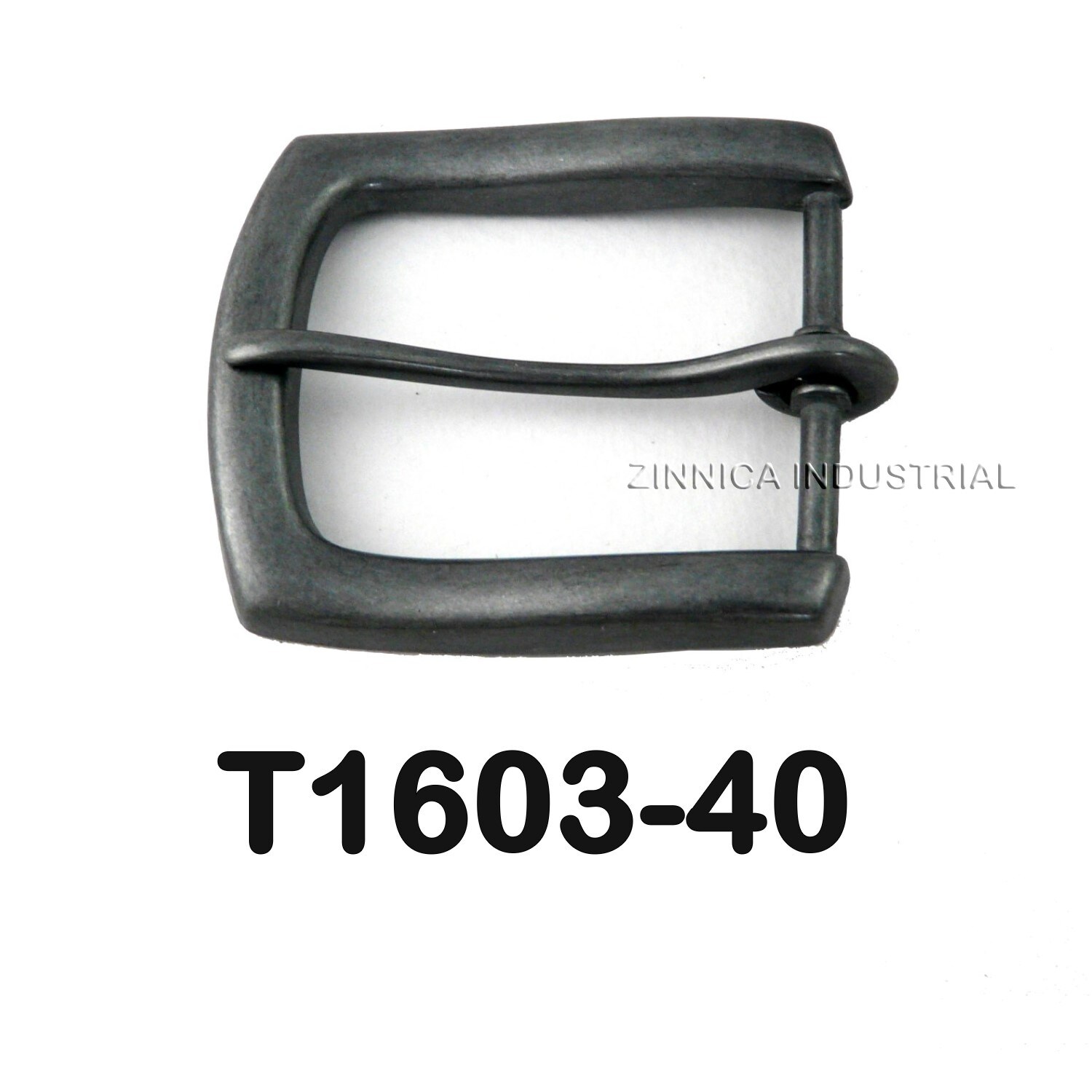 Die Casting Zinc Alloy Pin Buckles with Single Prong in 40mm | Taiwantrade