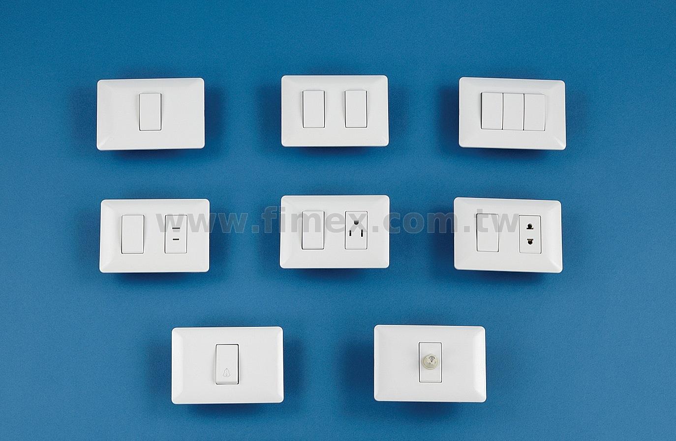 American Type Wall-plated Switch & Receptacle - Latin Deluxe | Taiwantrade