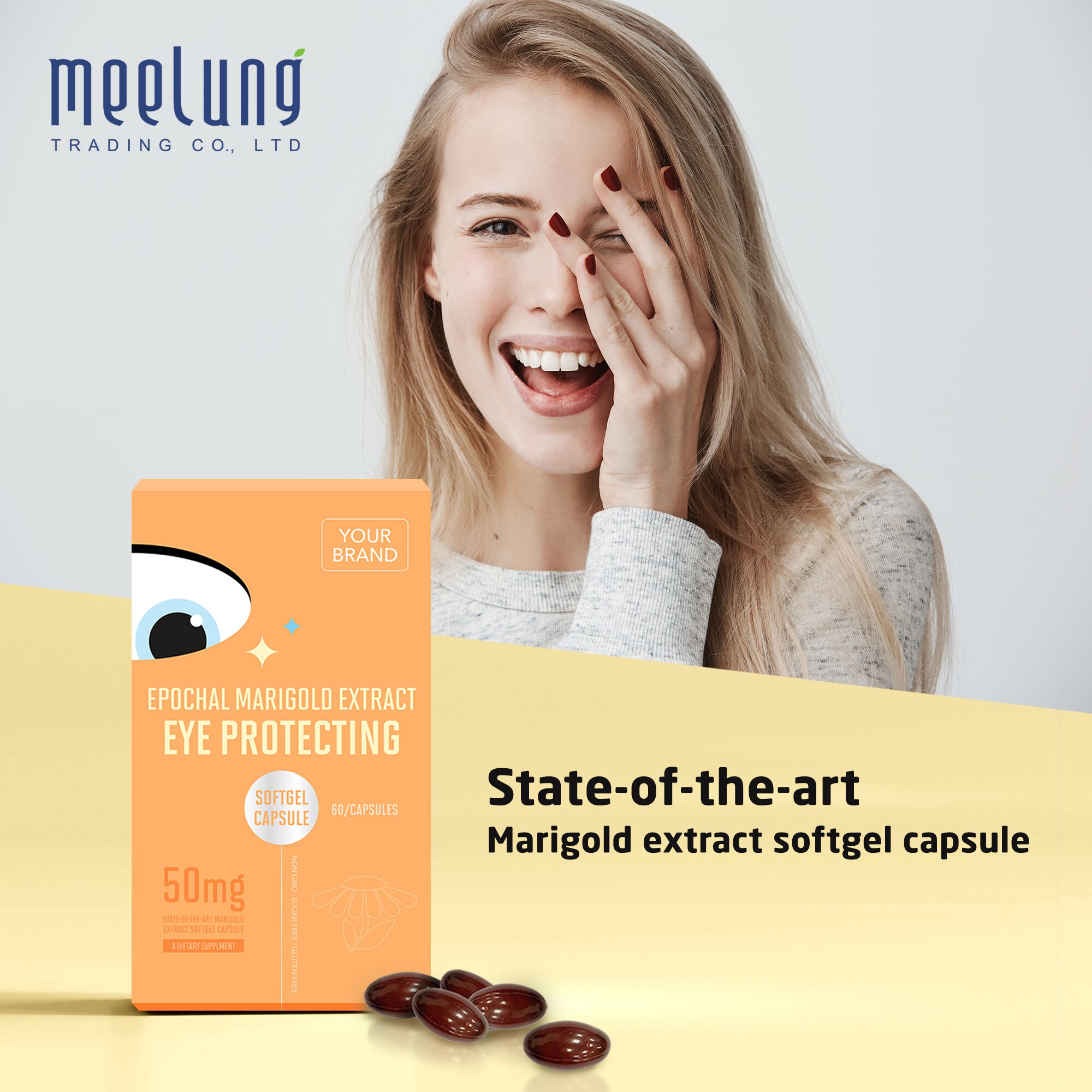 Epochal marigold extract eye protecting softgel capsule | Taiwantrade.com