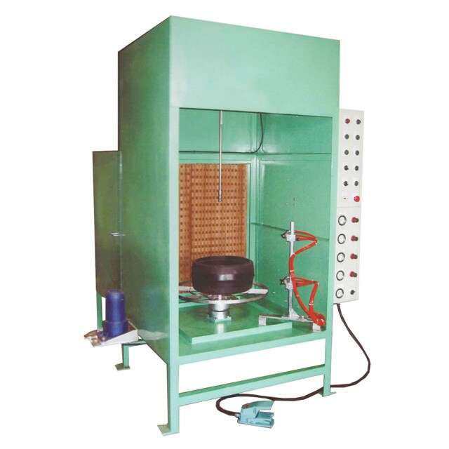 Green tire both side vertical spraying machine | Taiwantrade