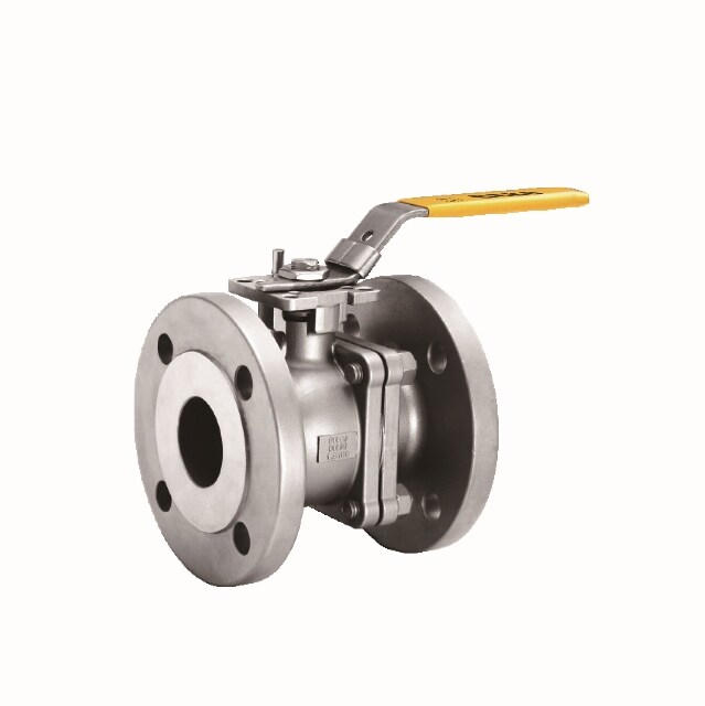 Two-Piece Full Port Direct Mounting Pad Ball Valve Flange End ...