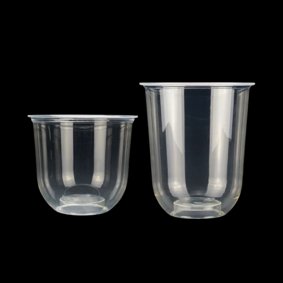 Biodegradable PLA Cups and Lids - 100% nature Clear Coffee Cups ...
