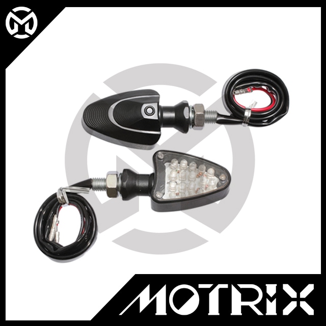Universal plastic indicators(LED)with amber stop light clear lens/black ...