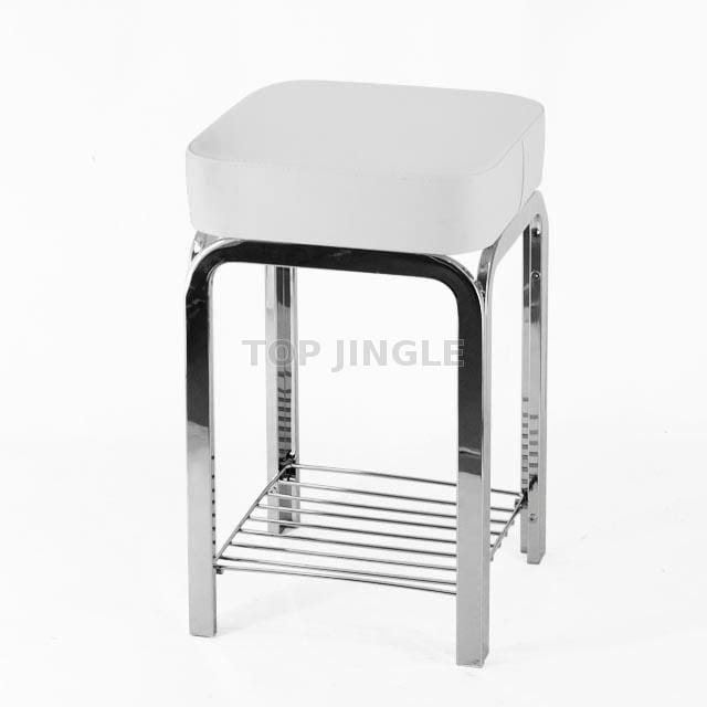 White Cushion Bathroom Stool | Taiwantrade