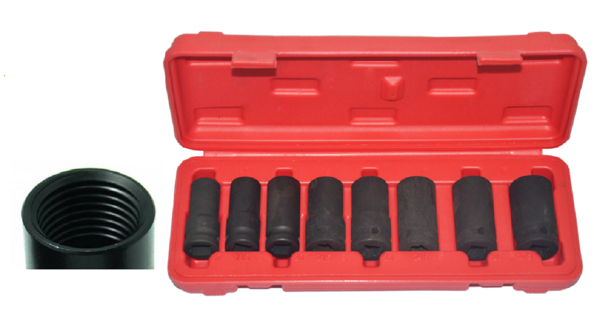 8pcs 1/2"Dr. Lug Nut driver/Wheel Lock Remover Socket Kit | Taiwantrade