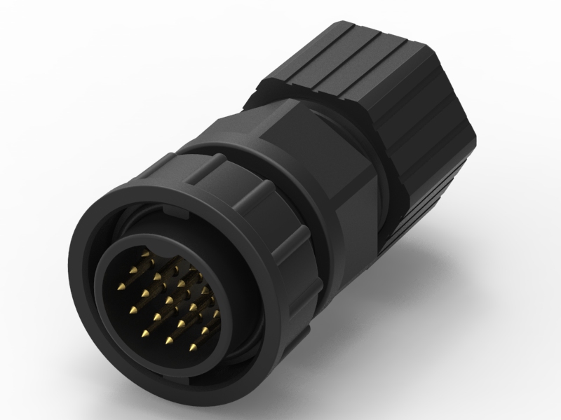 WP D SIZE(Female Connector/Male Pin) 18PIN Assembly Type(Lock Bayonet) | Taiwantrade.com