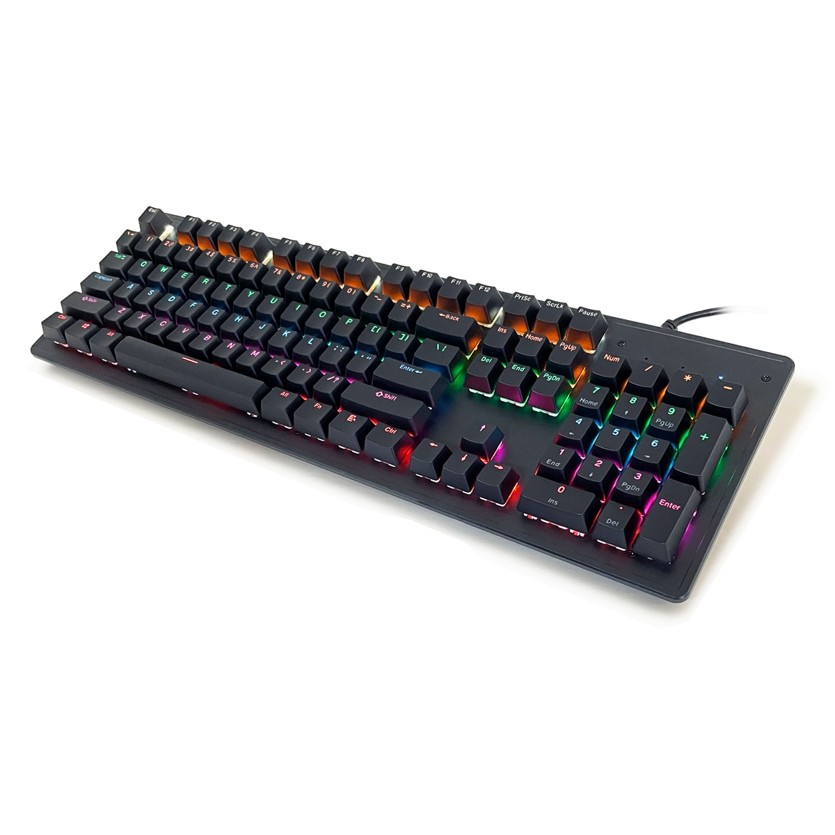 104-Key Mechanical Backlit Gaming Keyboard, 26 Anti-ghosting Key ...