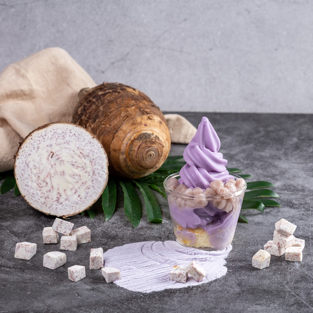 Taro Soft Ice Cream Powder Premix Bag Packaging Smooth Mix Powder with ...