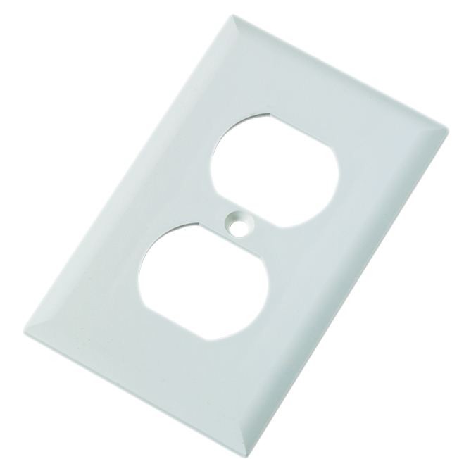 2-Port Single-Gang Duplex Receptacle Faceplate | Taiwantrade.com