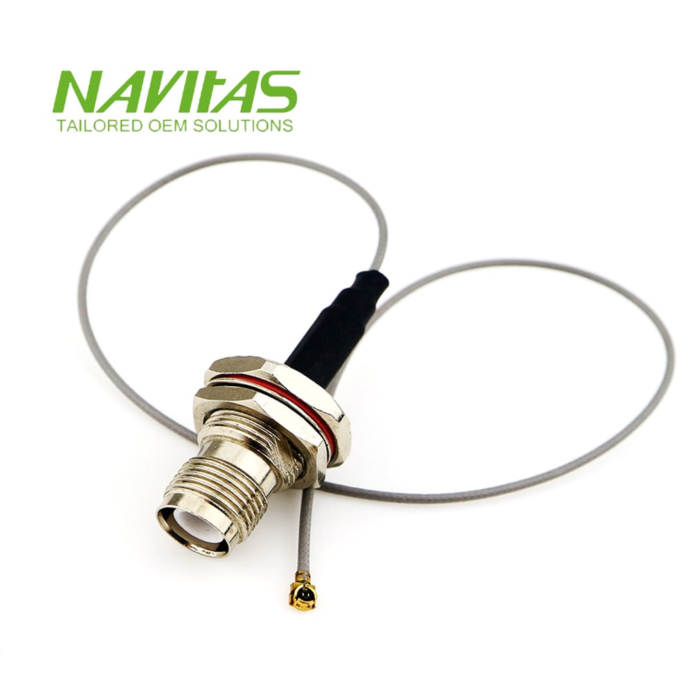 TNC straight bulkhead I-Pex MHF Connector Cable Assembly | Taiwantrade