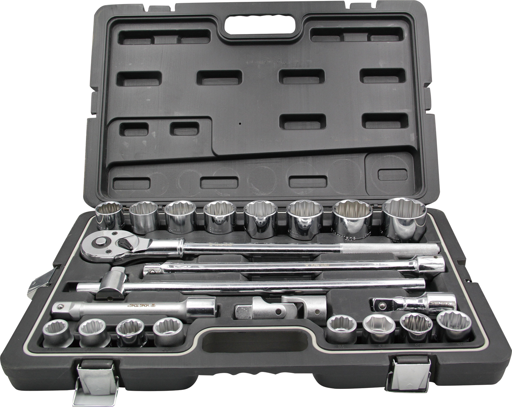 21pcs 3/4"Heavy Socket And Ratchet Wrench Set | Taiwantrade