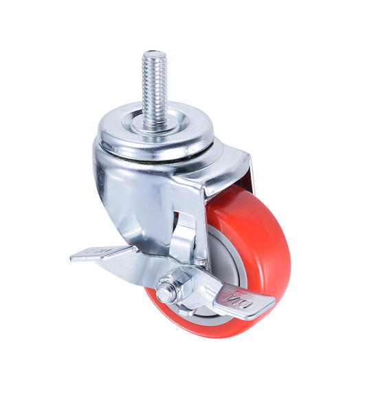 3 inch Lock Brake Washing Machines PU Stem Castor | Taiwantrade