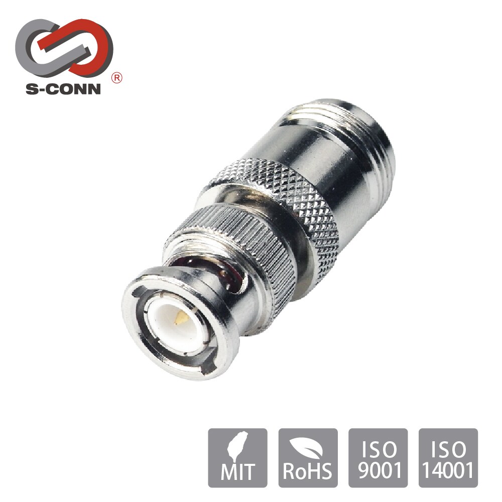 RF/Coaxial connector, BNC Plug to N Jack Adapter | Taiwantrade