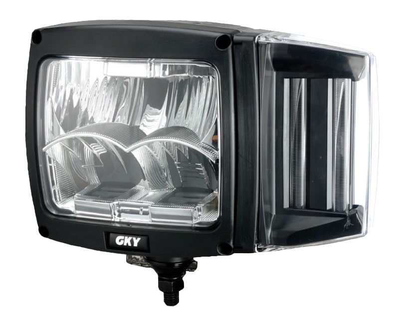 GL-185 SQUARE COMBINATION BI-LED HEADLIGHT WITH DRL/TURN | Taiwantrade.com