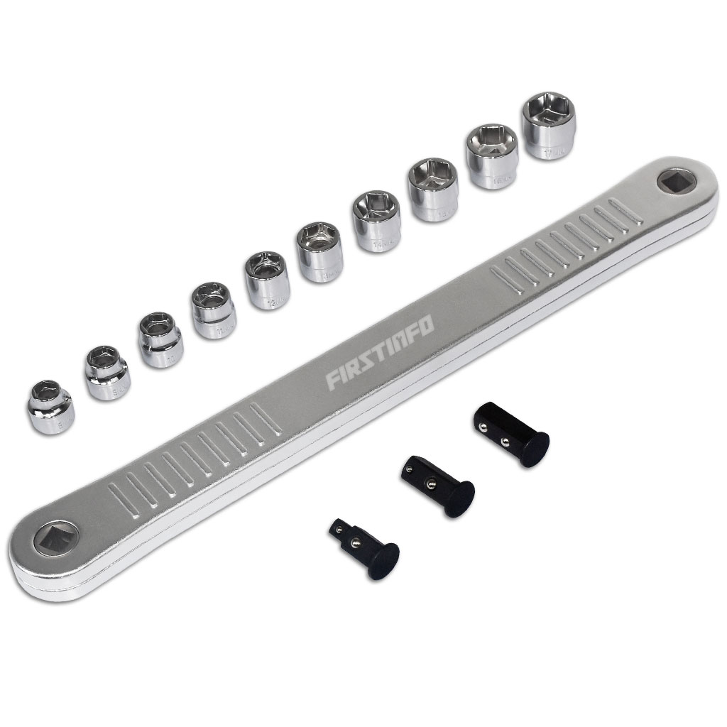 【FIRSTINFO】 Impact Ready Offset Extension Wrench and Low Profile Socket ...