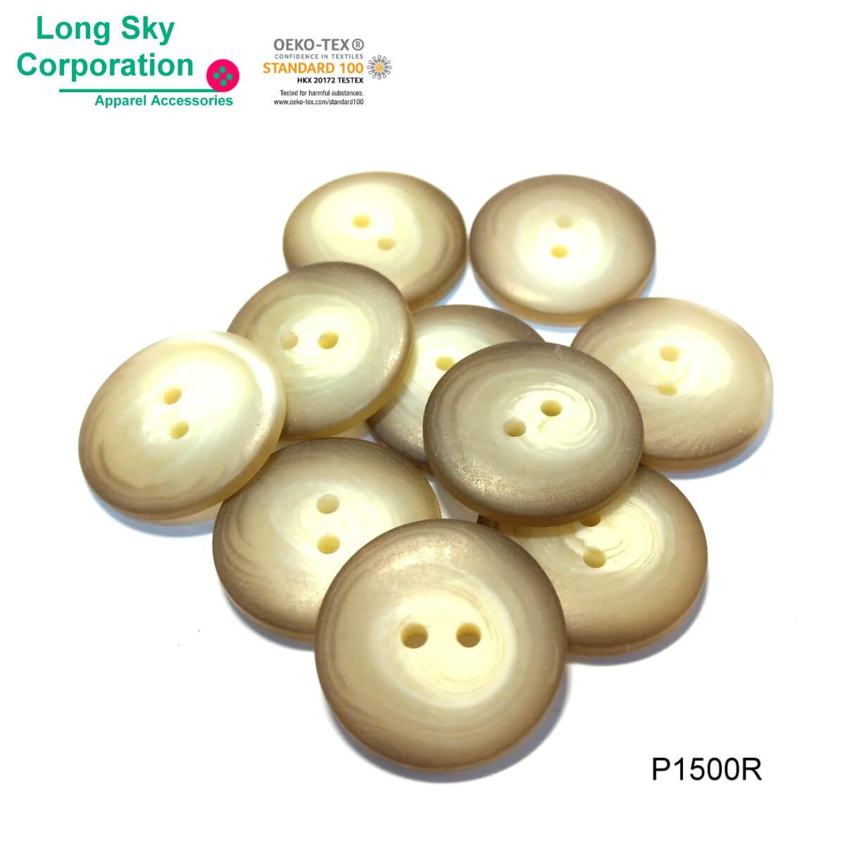 Popular Rod Polyester Resin Button for Clothes (P1500R/20L,30L,32L,36L ...