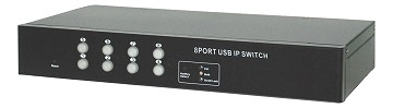 8PORT USB SWITCH/MATRIX OVER IP | Taiwantrade
