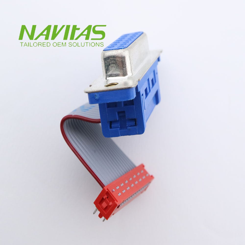 16 pin VGA Connector to IDC Material Ribbon Cable | Taiwantrade.com