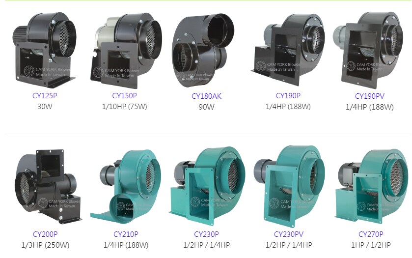Centrifugal Exhaust Fan Blower for Industries | CAM YORK INDUSTRIAL CO ...