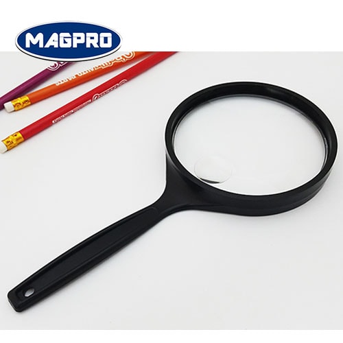 High Quality 4 inches Handheld Bifocal Reading Magnifier 2x/4x Black ...