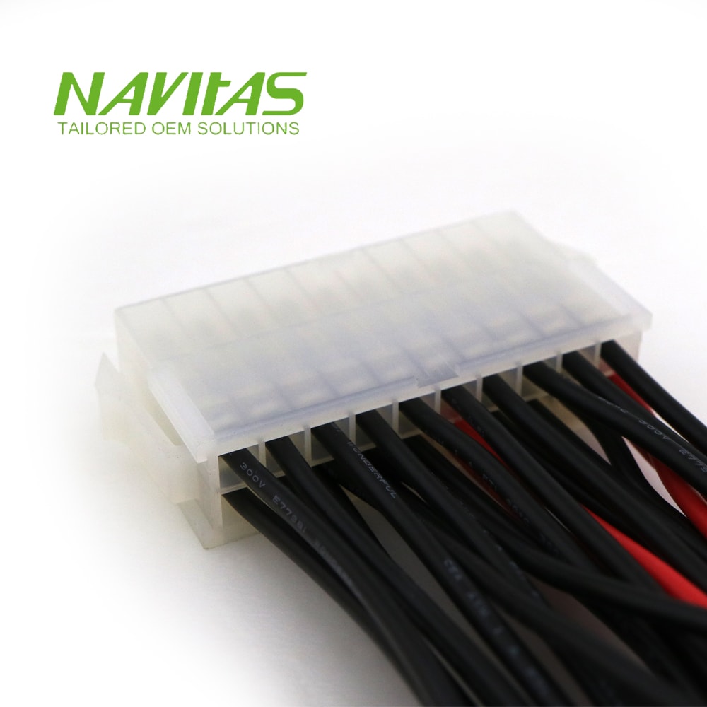 20+4 pin ATX Power Adapter Cable 20AWG 1007 Custom Cable Assembly ...