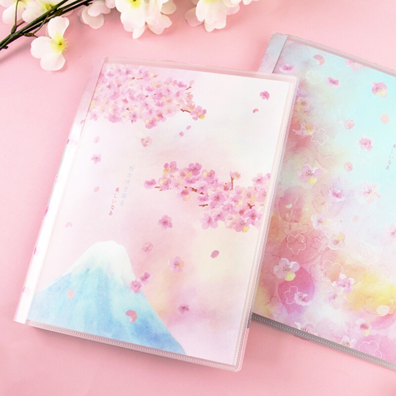 Sakura B5 26-ring Binder Insert Cover Notebook/Loose Leaf Notebook/20 ...