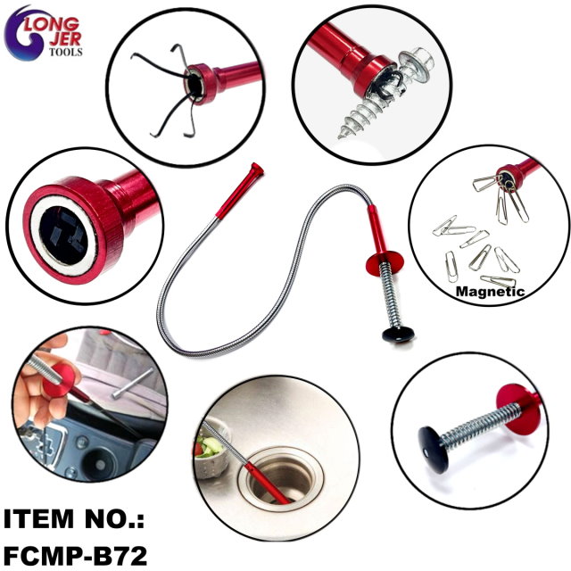 Orienation 4 Claws Flexible Spring Magnetic Pickup Tools | Taiwantrade