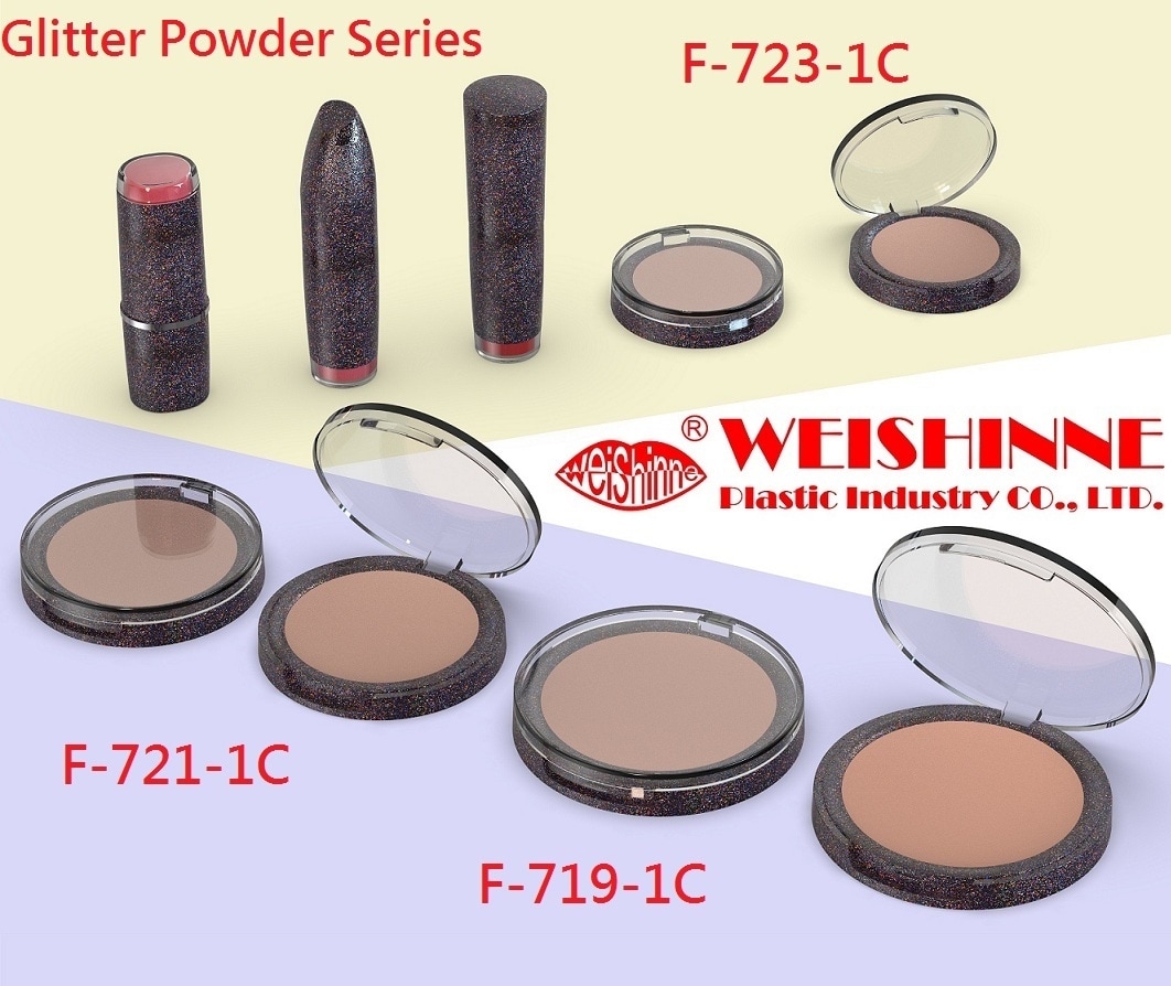 Glitter Foundation Cushion Compact & Lipstick | Taiwantrade