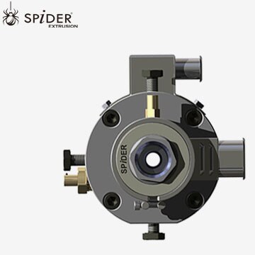 Double layer extrusion crosshead adjust center from Taiwan-spider ...