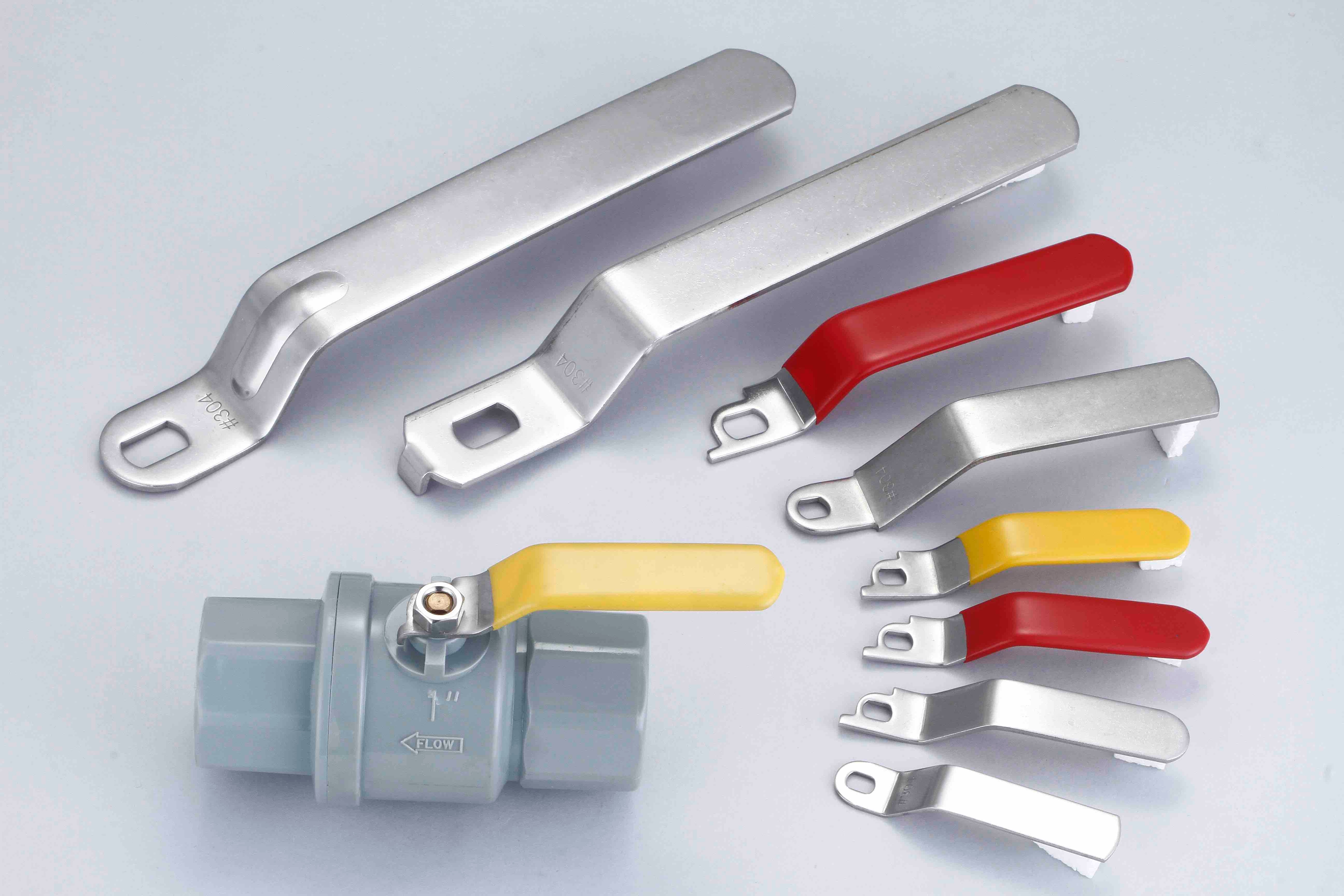 SUS304 Ball Valve Handle Plus PVC Coating | Taiwantrade