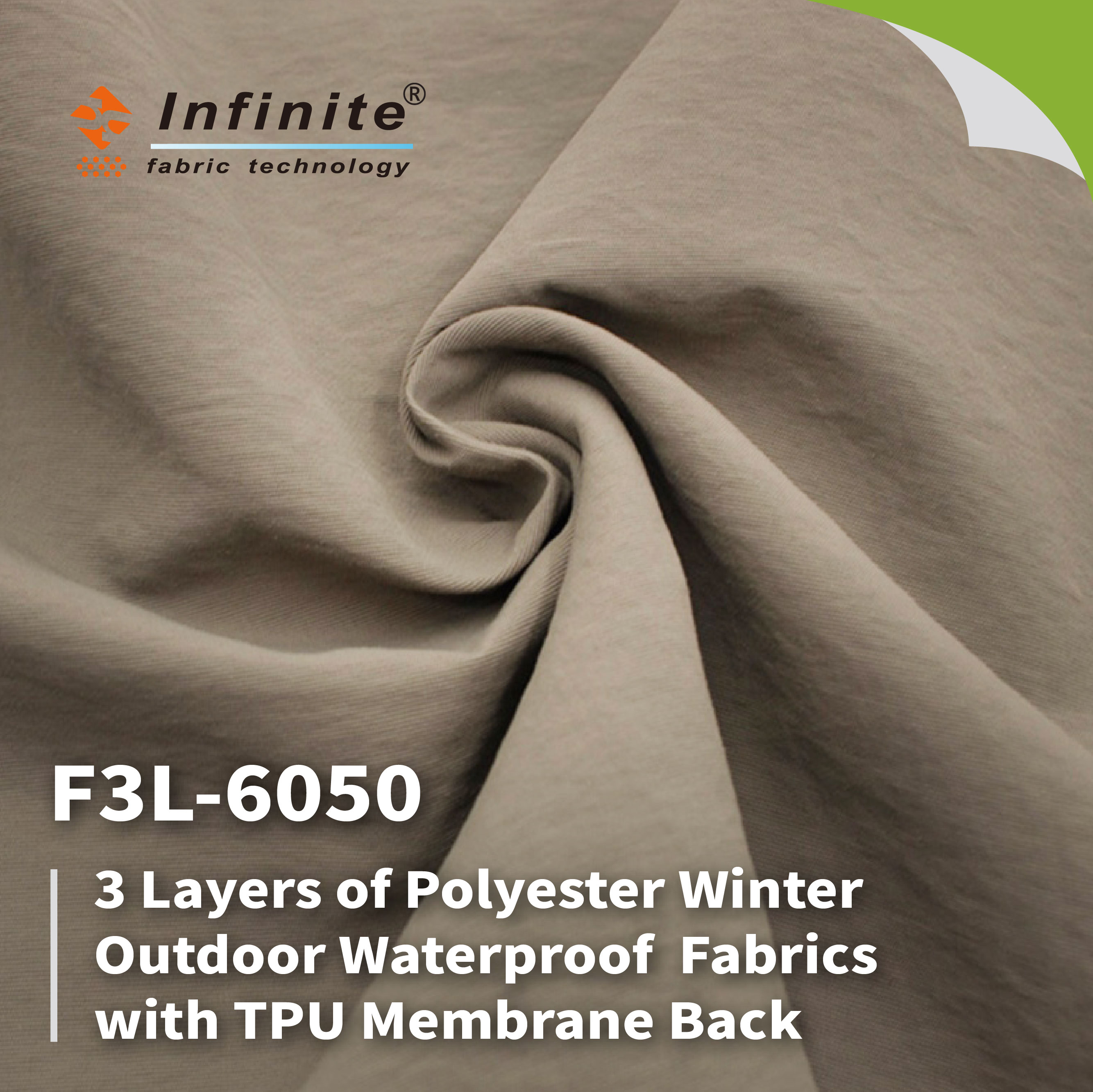 3 Layers Waterproof Polyester, TPU Membrane Winter Outdoor Fabrics ...