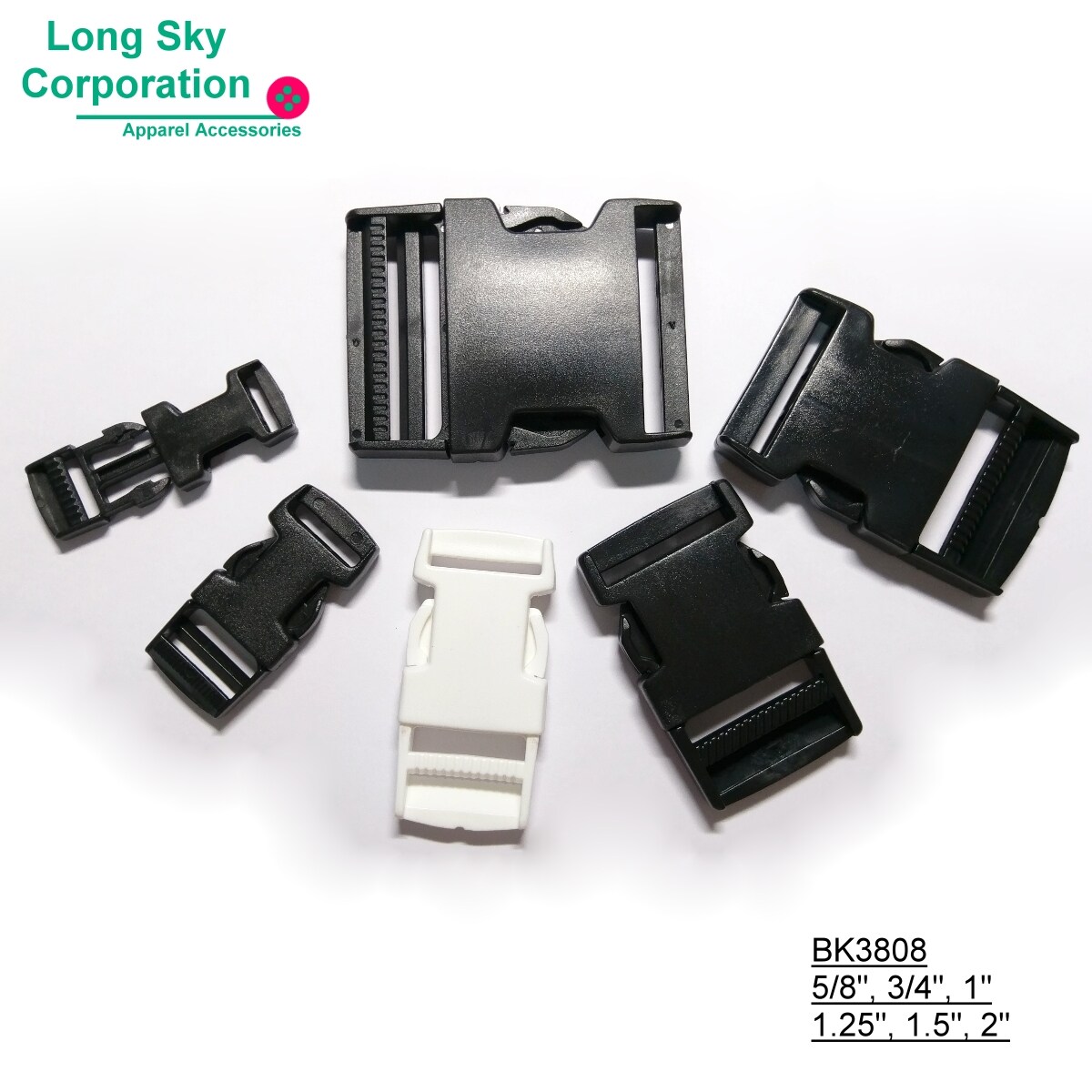 adjustable strap buckle, webbing belt clip buckle (BK3808) | Taiwantrade