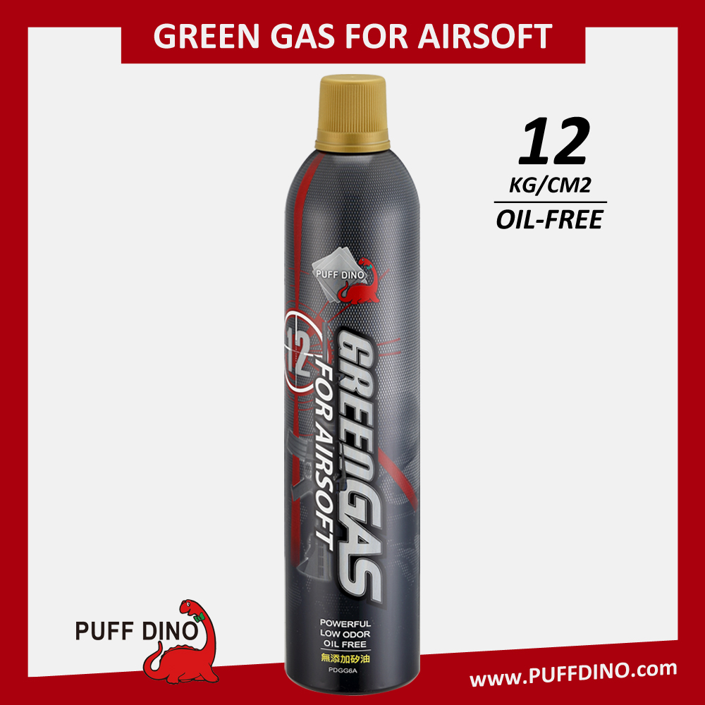 Green Gas 600ml (Oil-free)~12KG Gas (Propane Gas, Airsoft Gas, Gun Gas, GBB Gas) | Taiwantrade