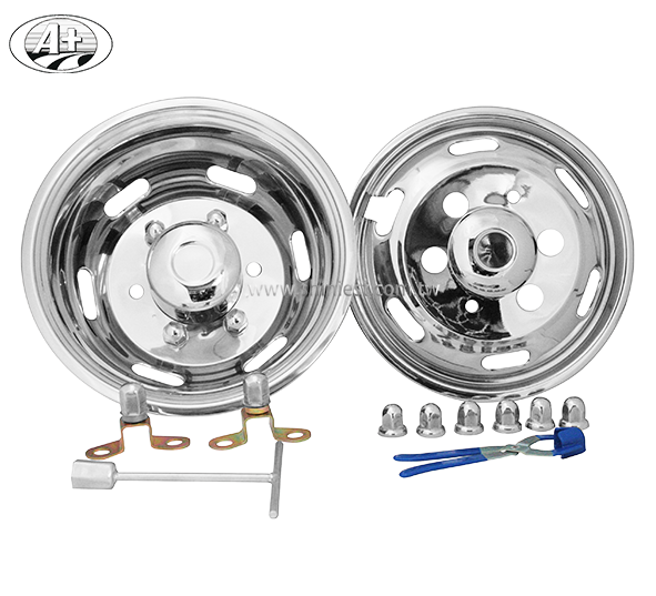 16" T304 Stainless Steel wheel trim For Iveco Daily Standard 2000~UP ...