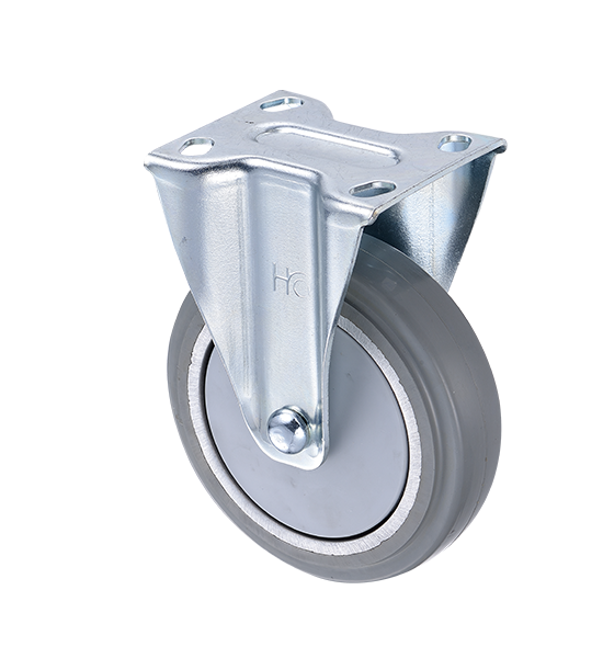 Rigid Push Cart Elastic Rubber Wheel 5 inch | Taiwantrade