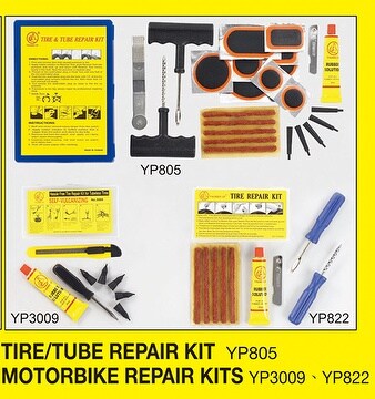 TIRE/TUBE REPAIR KITS, MOTORBIKE REPAIR KITS | Taiwantrade.com