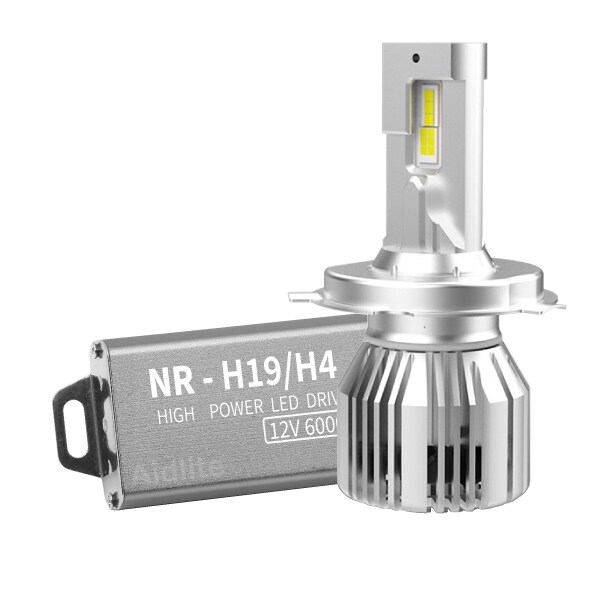 LED Headlight Light Conversion Kit NR H19 H4 High / Low Beam Type ...