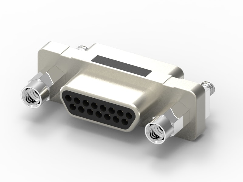 Micro D-Sub(F) 15PIN Molded with Cable | NIAN YEONG ENTERPRISE CO., LTD.