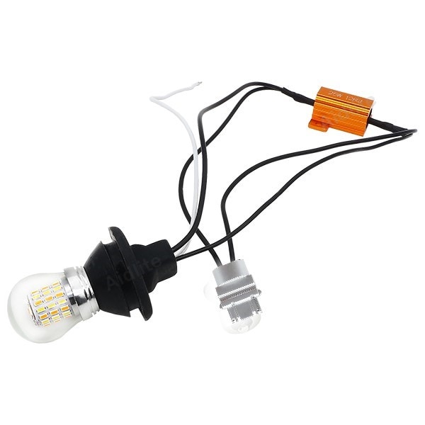 3156 Dual Color Switchback LED Bulb w/ Stock Cover - 54 LED - Canbus ...