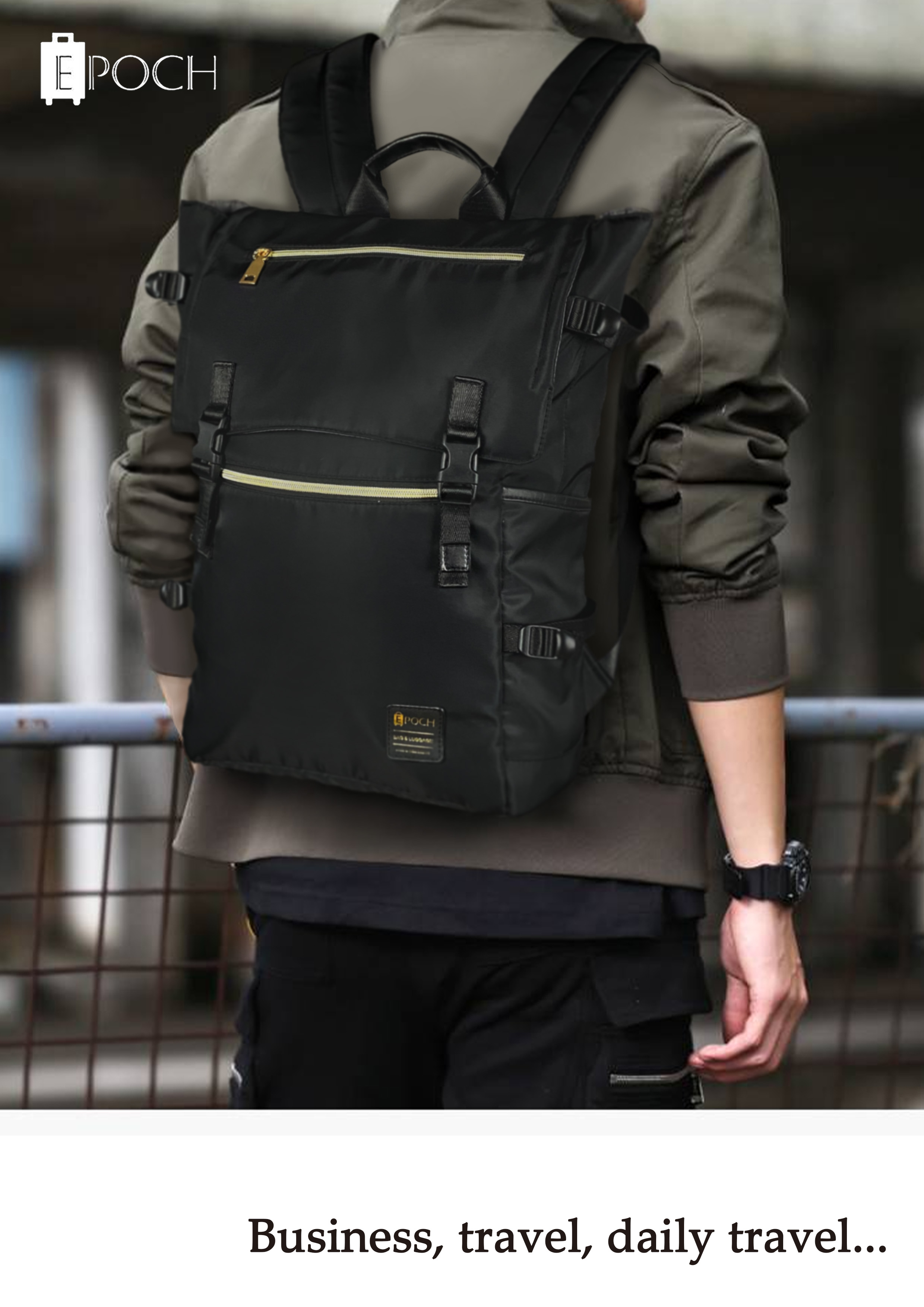 Business Style 17" Laptop Backpack | Taiwantrade